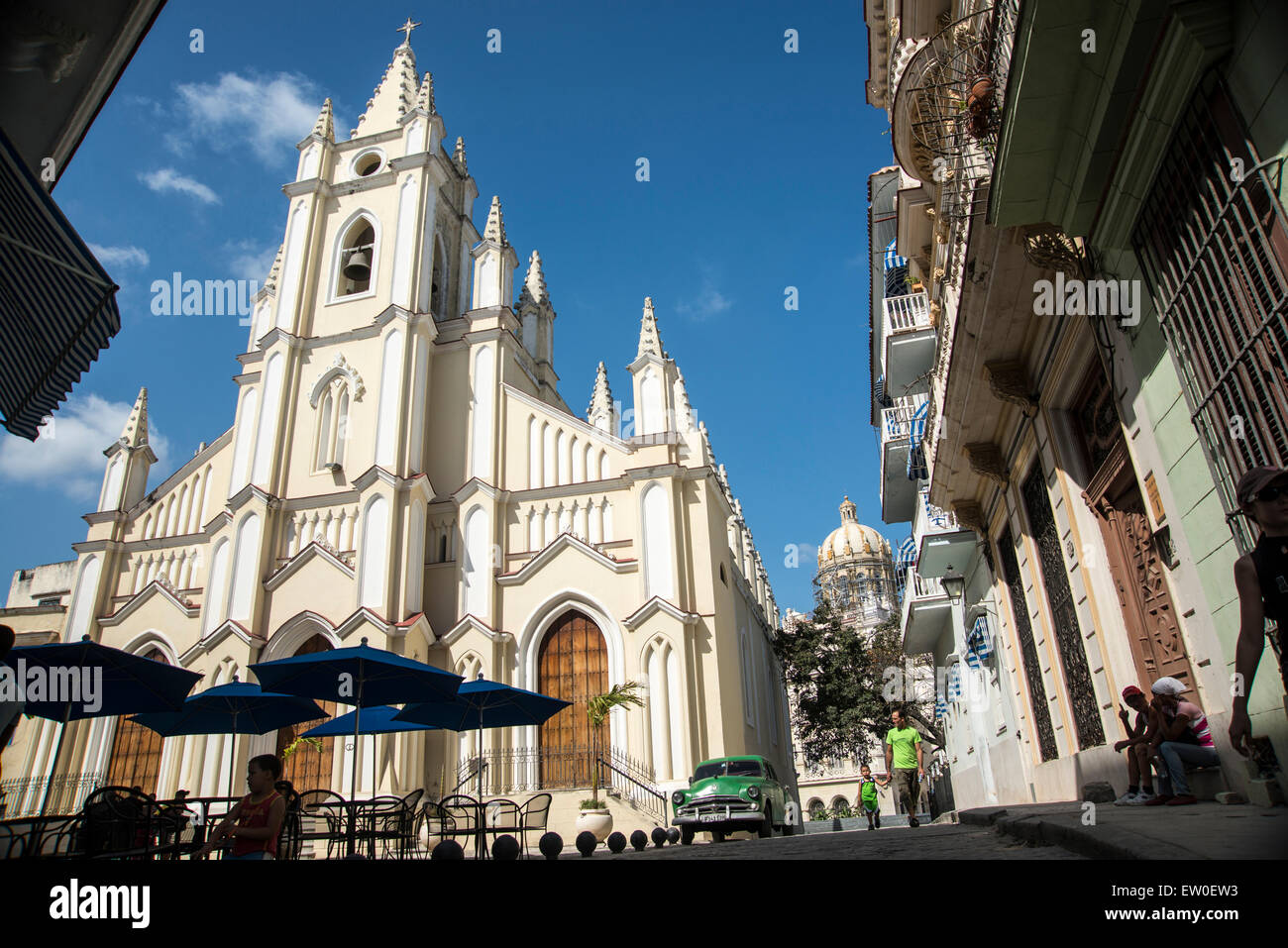 Santo Angel Custodio Church Stock Photo - Alamy