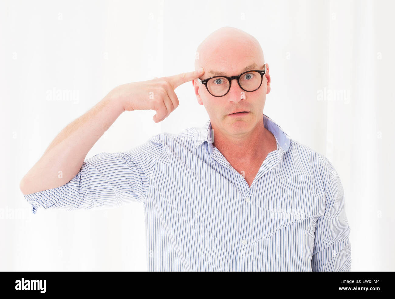 Bald headed man hi-res stock photography and images - Alamy