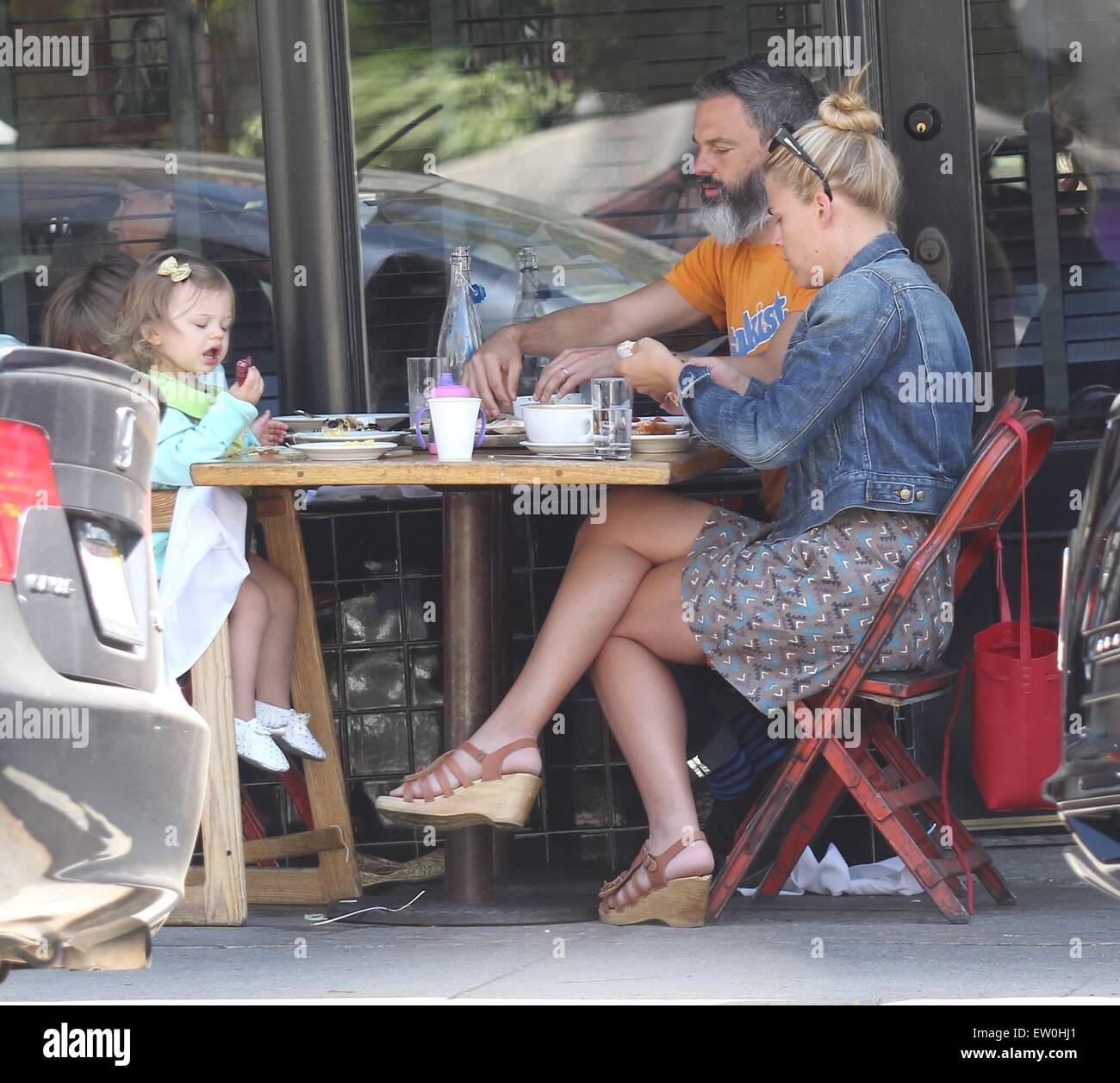 Busy Philipps with husband Marc Silverstein with their daughters Birdie ...