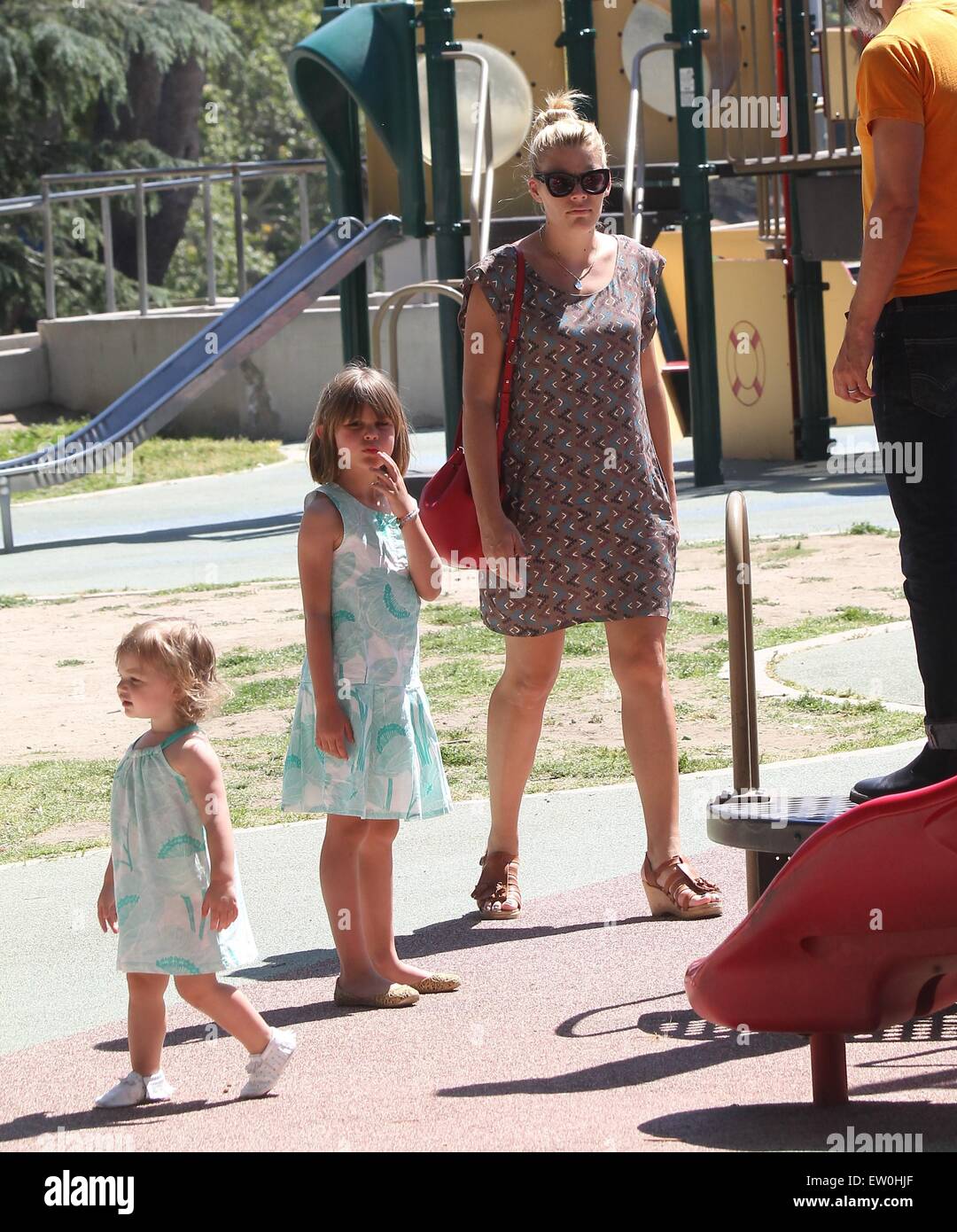 Busy Philipps with husband Marc Silverstein with their daughters Birdie ...