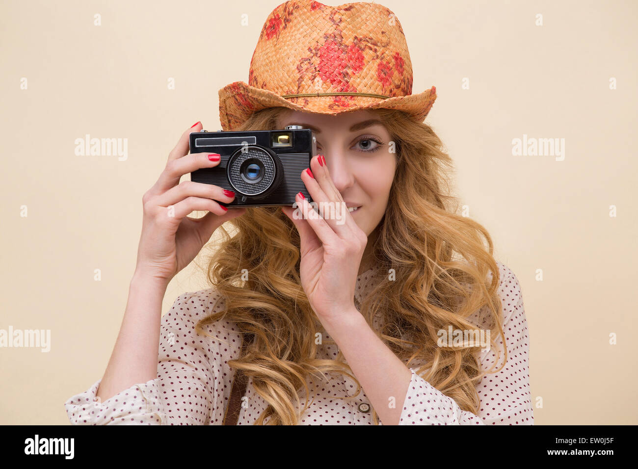 Young personal photographer Stock Photo - Alamy