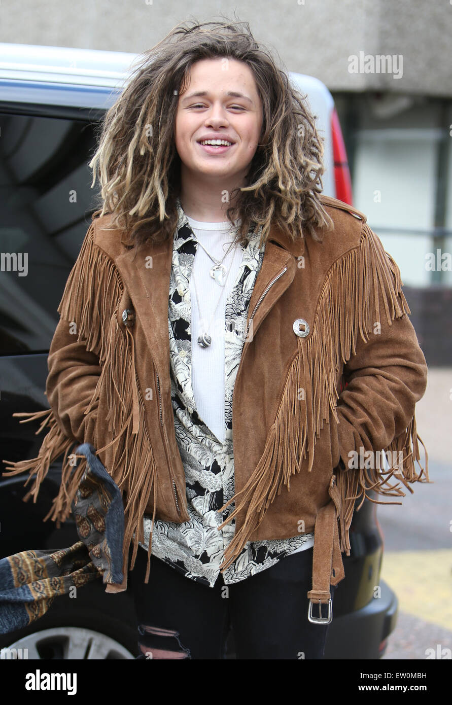 Luke Friend outside ITV Studios Featuring: Luke Friend Where: London ...