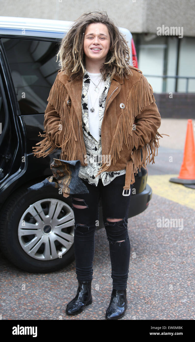 Luke Friend outside ITV Studios Featuring: Luke Friend Where: London ...