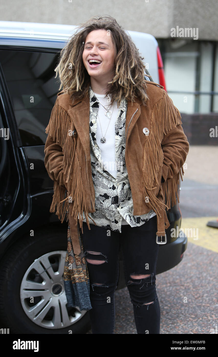 Luke Friend outside ITV Studios Featuring: Luke Friend Where: London ...