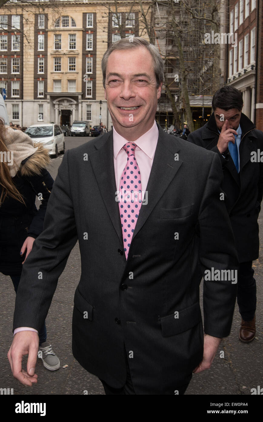 UKIP leader Nigel Farage announces his parties key election pledges on ...