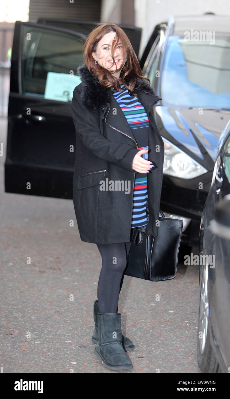 Debbie Rush outside ITV Studios Featuring: Debbie Rush Where: London ...