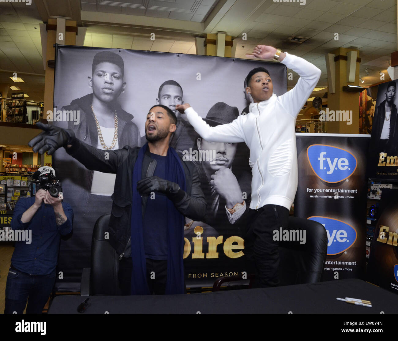 Jussie Smollett and Bryshere Gray aka Yazz the Greatest FYE Signing ...