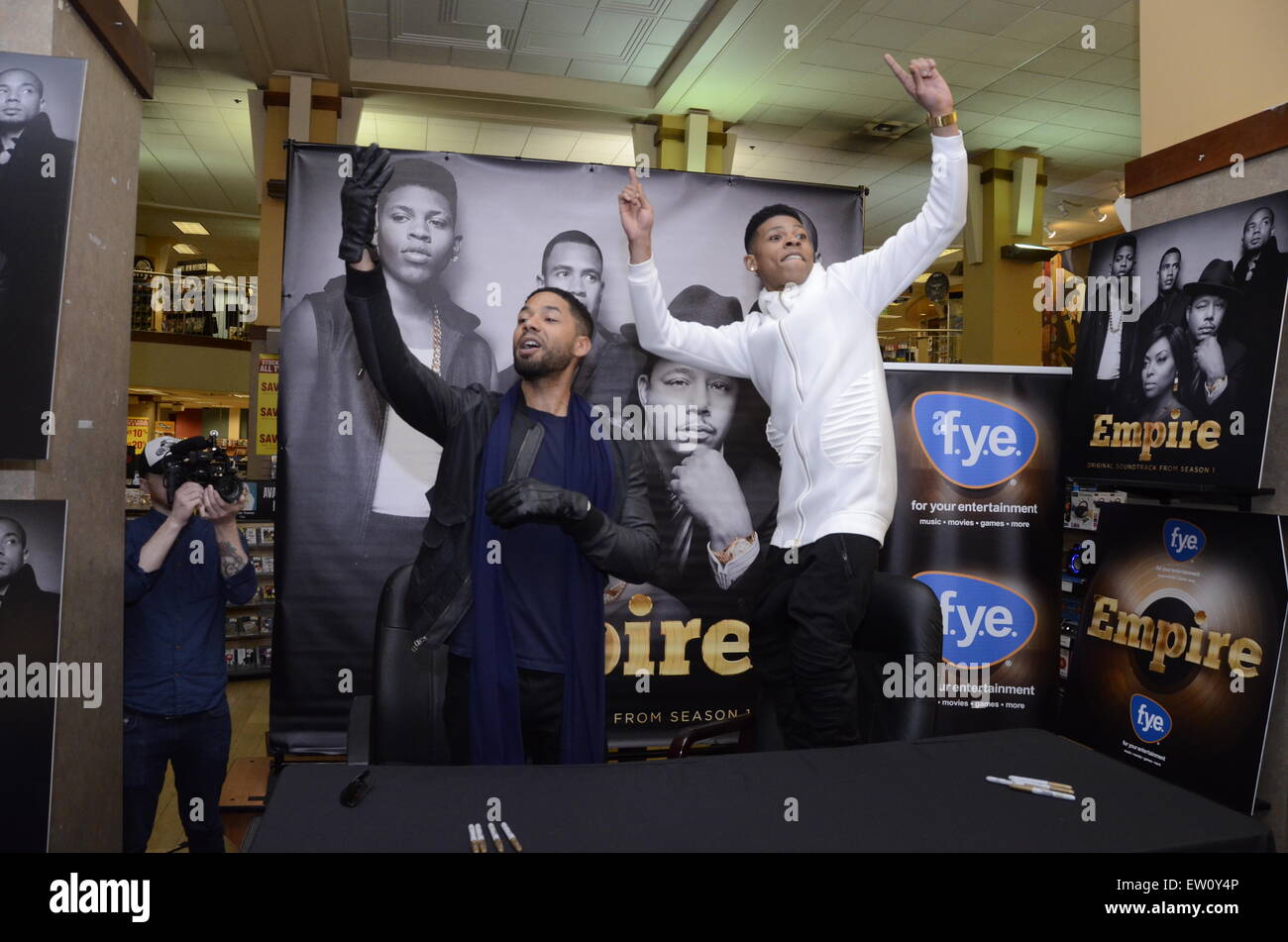 Jussie Smollett and Bryshere Gray aka Yazz the Greatest FYE Signing ...