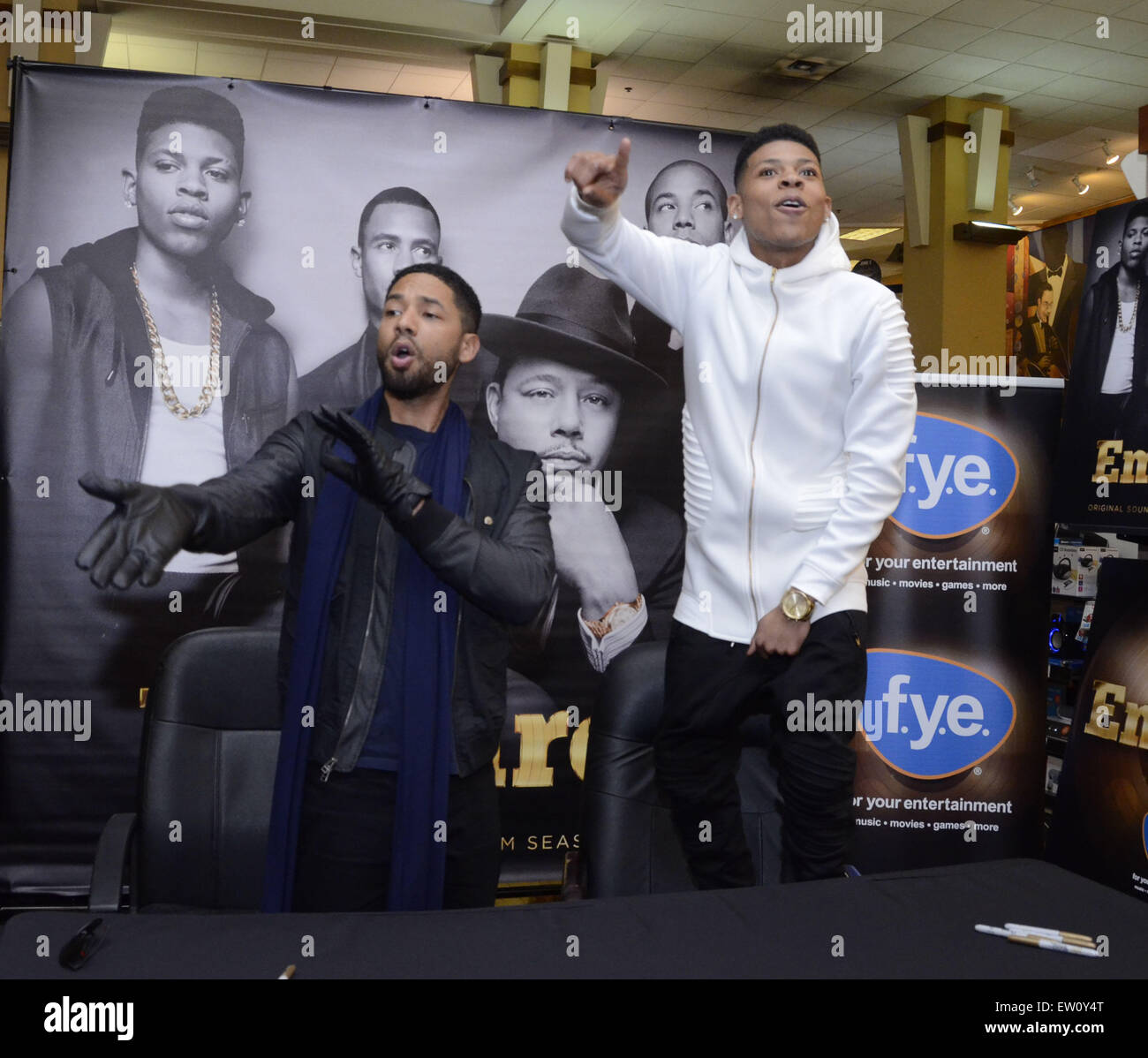 Jussie Smollett and Bryshere Gray aka Yazz the Greatest FYE Signing ...