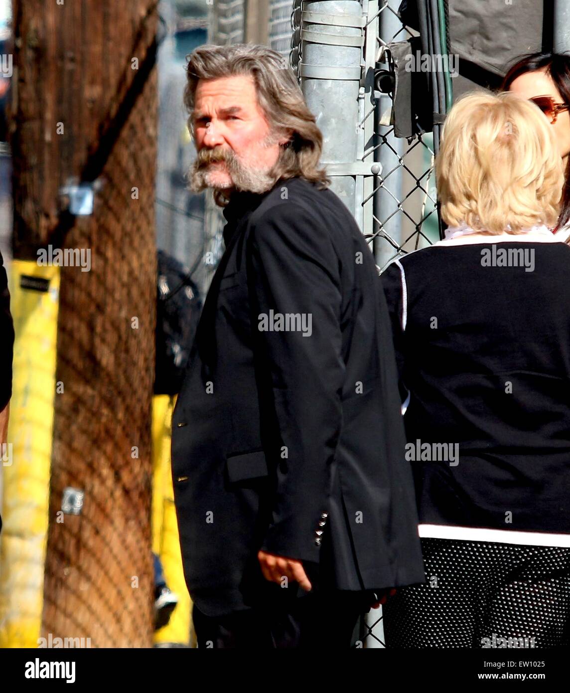Kurt Russell arriving for the Jimmy Kimmel Live! studios in Hollywood ...