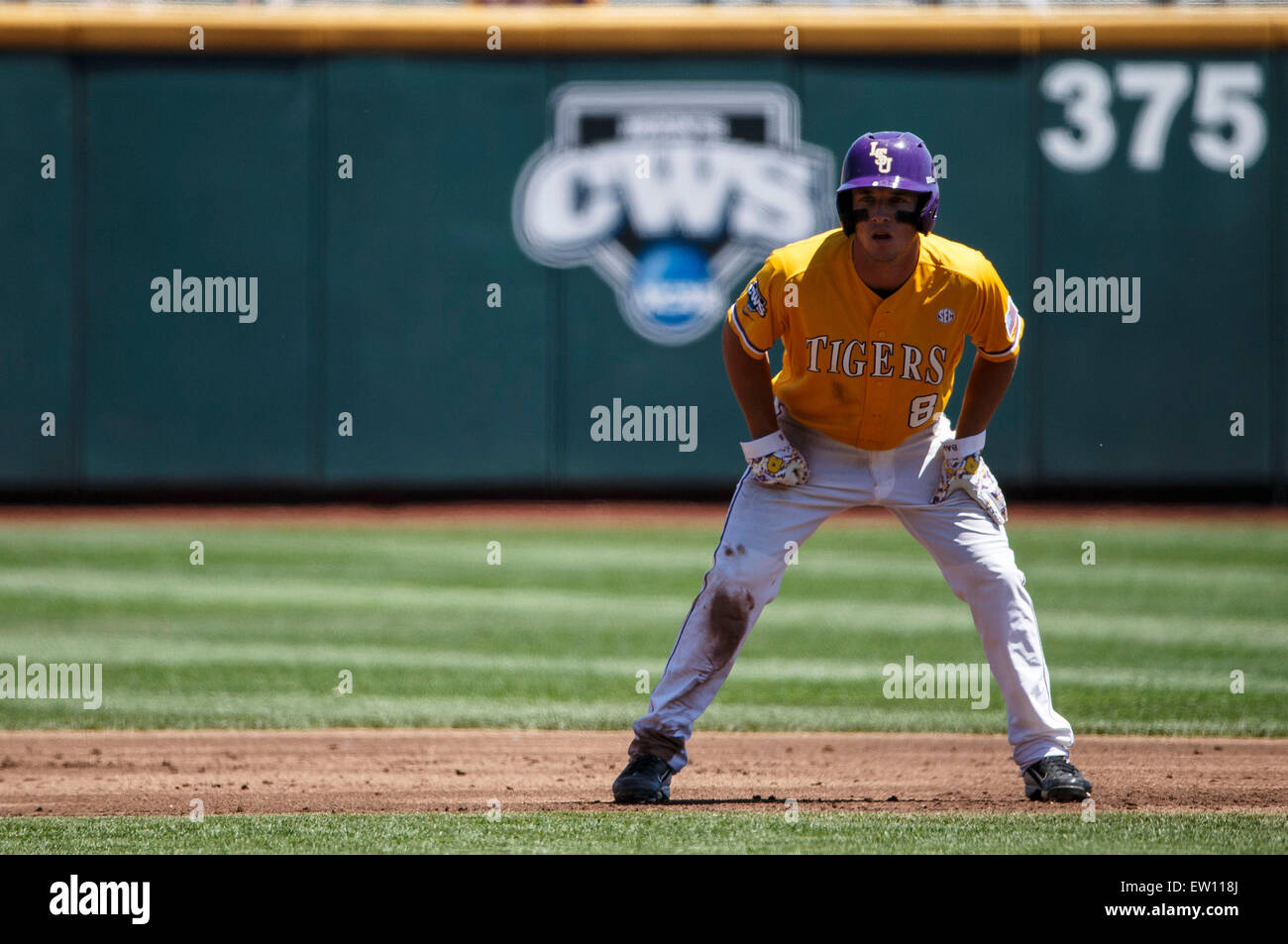 June 16, 2015: LSU infielder Alex Bregman #8 in action during game 7 of ...
