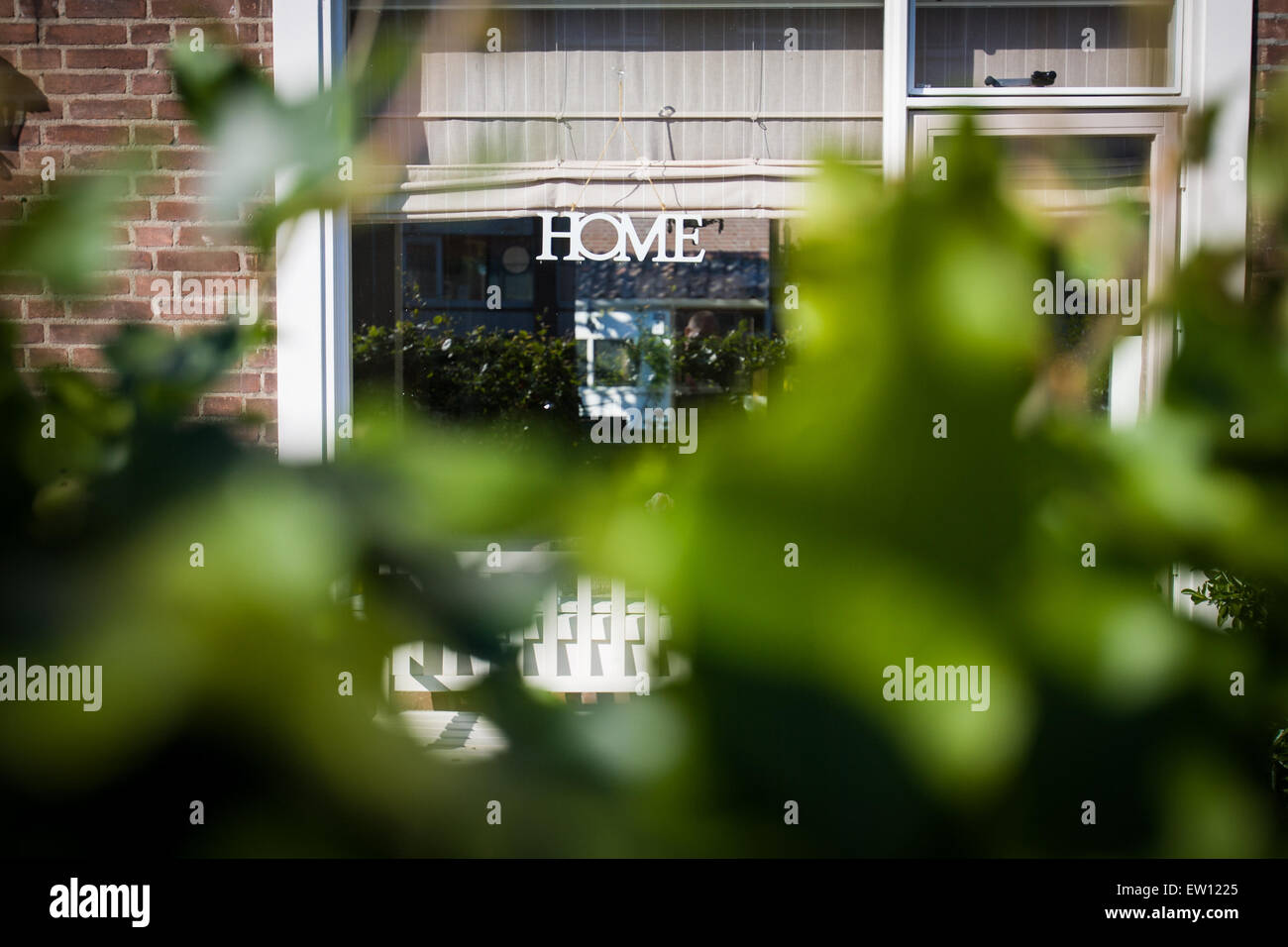 A window of a typical Dutch home is seen Stock Photo - Alamy