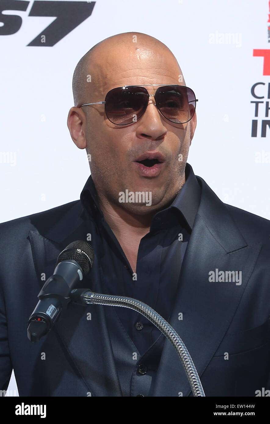 VIN DIESEL HANDPRINTS AND FOOTPRINTS CEREMONY Featuring: VIN DIESEL ...