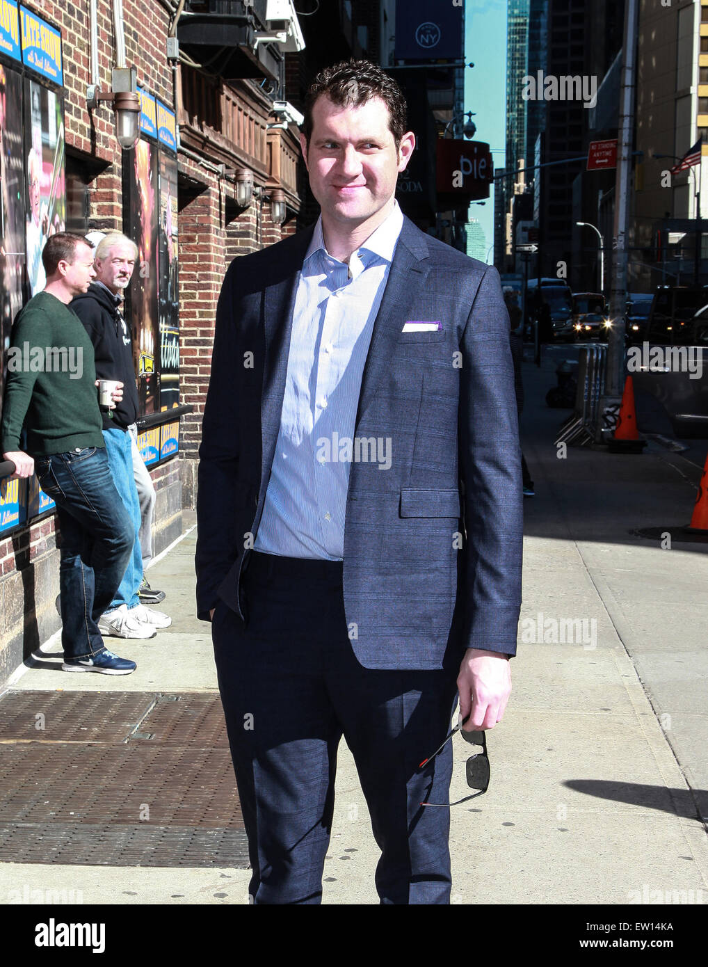 Celebrities arriving at the 'Late Show with David Letterman' in New ...