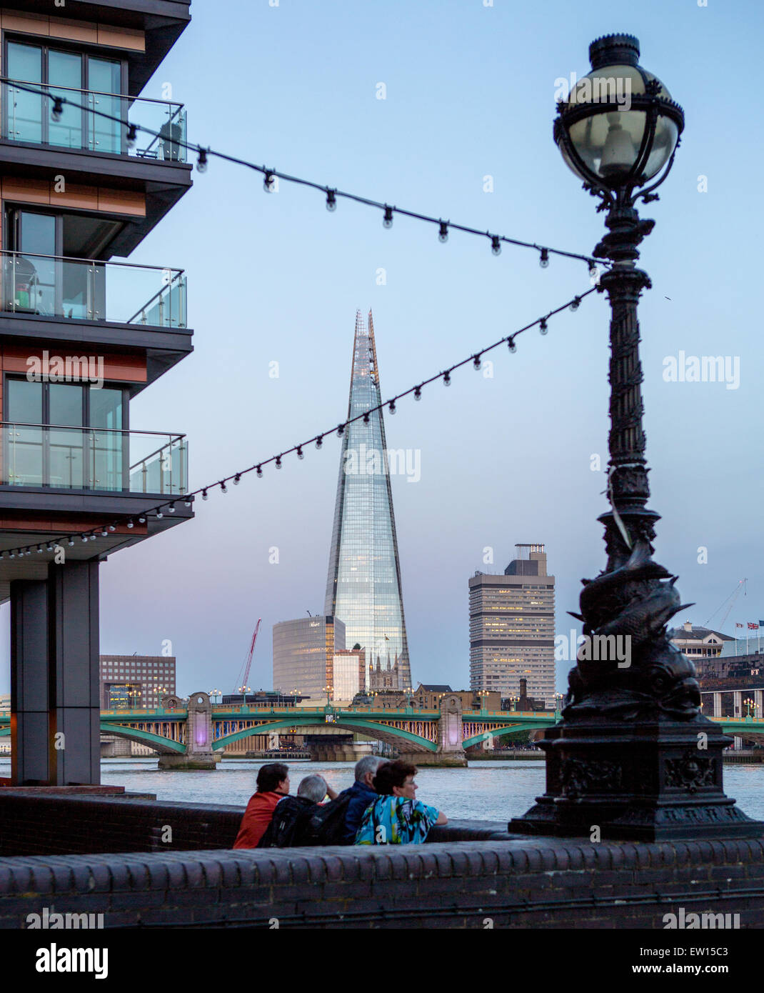 London bridge shard night from hi-res stock photography and images - Alamy
