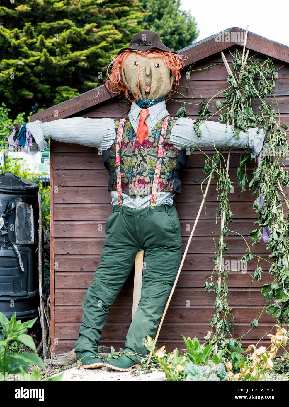 Scarecrow Regents Park London UK Stock Photo - Alamy