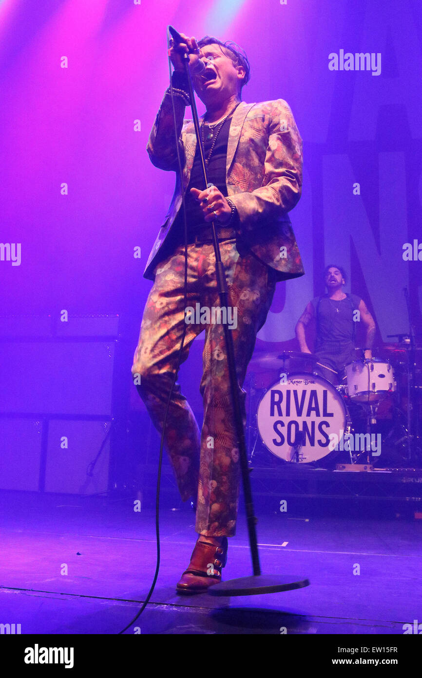 US Rockers 'Rival Sons' play gig at The Roundhouse, Camden, London ...
