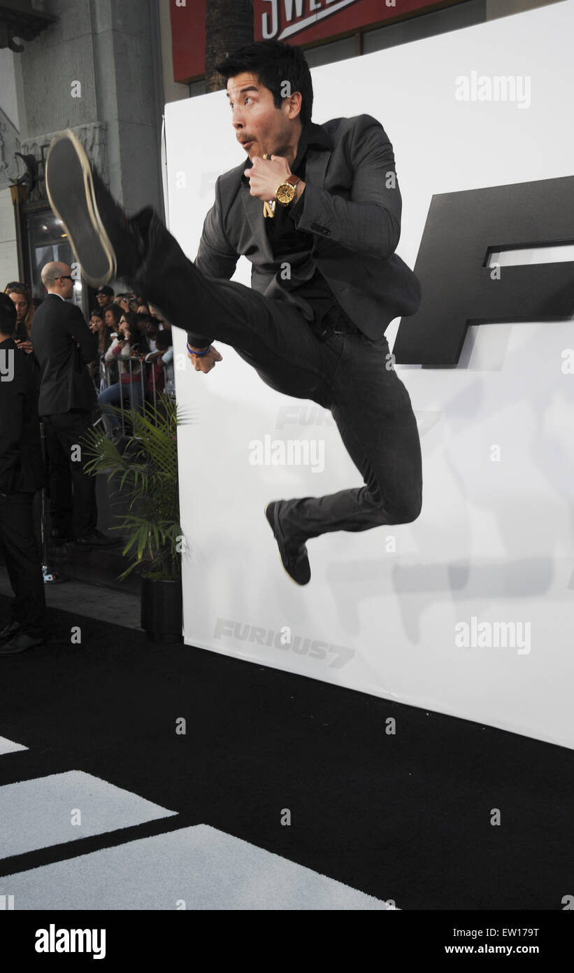 Film Premiere Furious 7 Featuring: Jon Lee Brody Where: Los Angeles ...