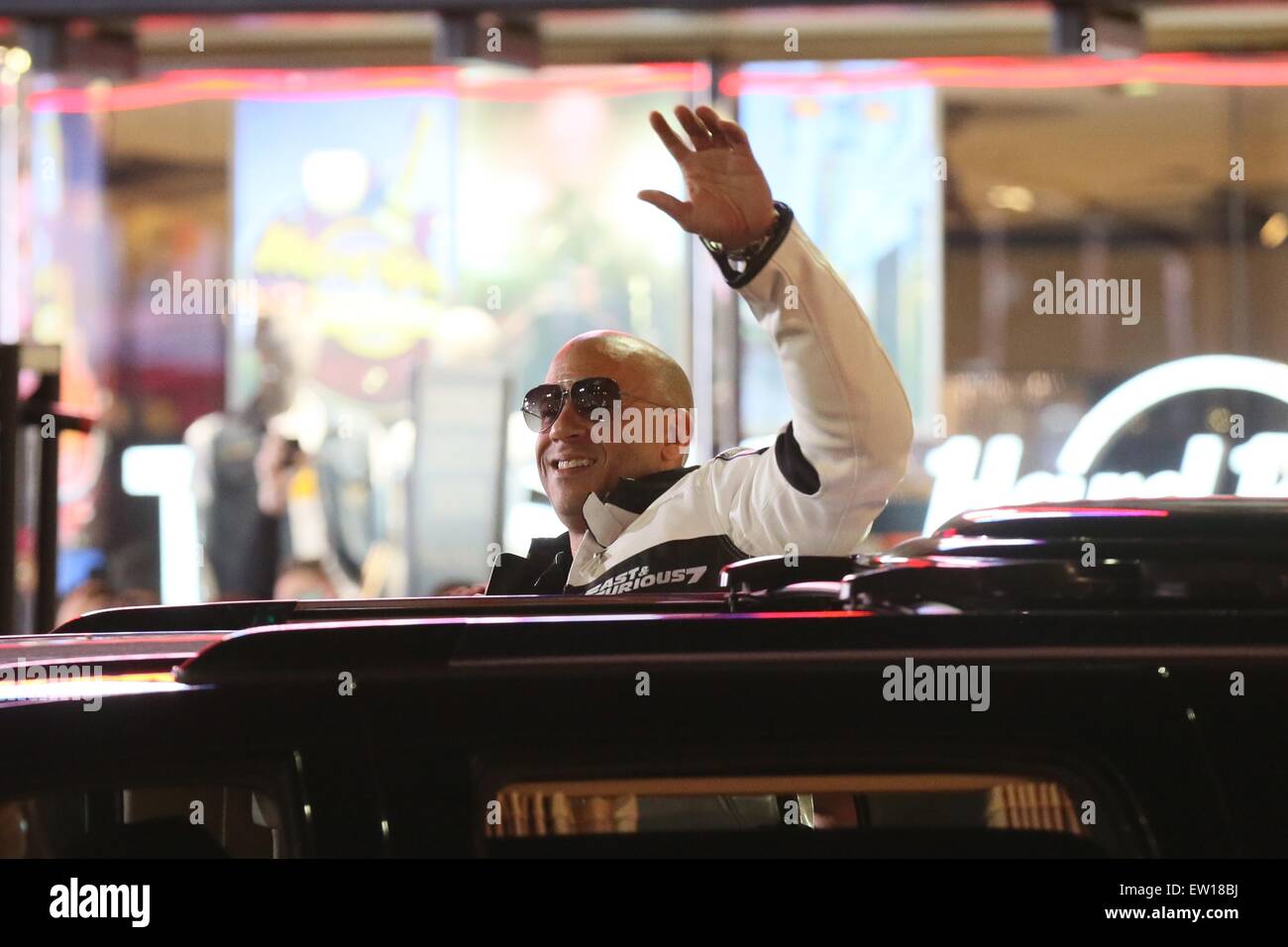 World premiere of 'Furious 7' at the TCL Chinese Theatre IMAX - Outside ...