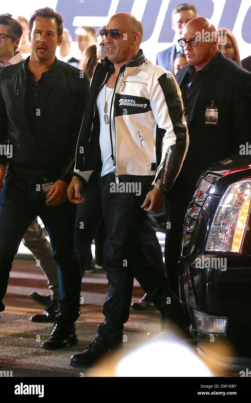 World premiere of 'Furious 7' at the TCL Chinese Theatre IMAX - Outside ...