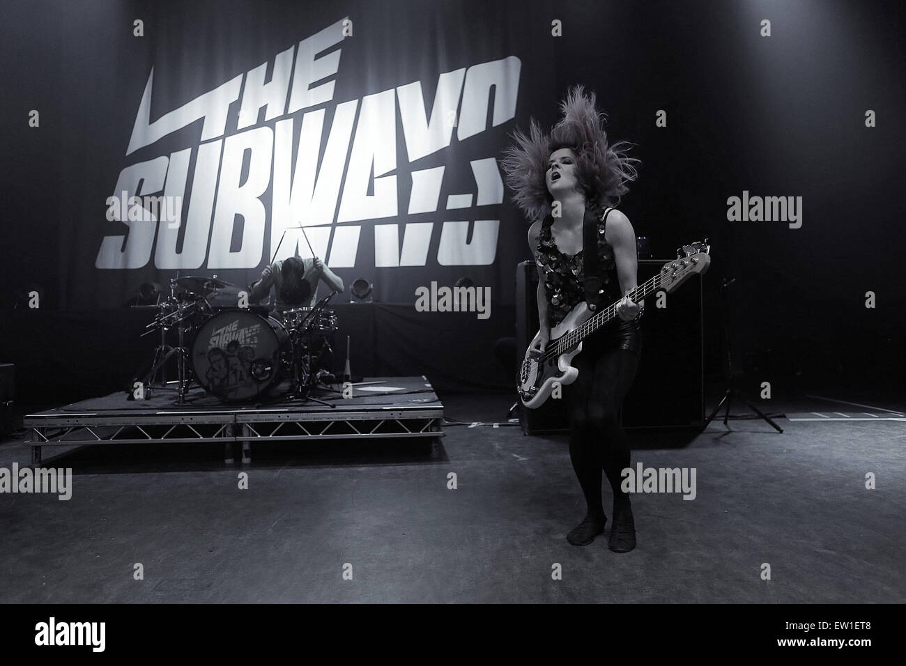 The Subways performing live on stage at 02 Shepherds Bush Empire ...