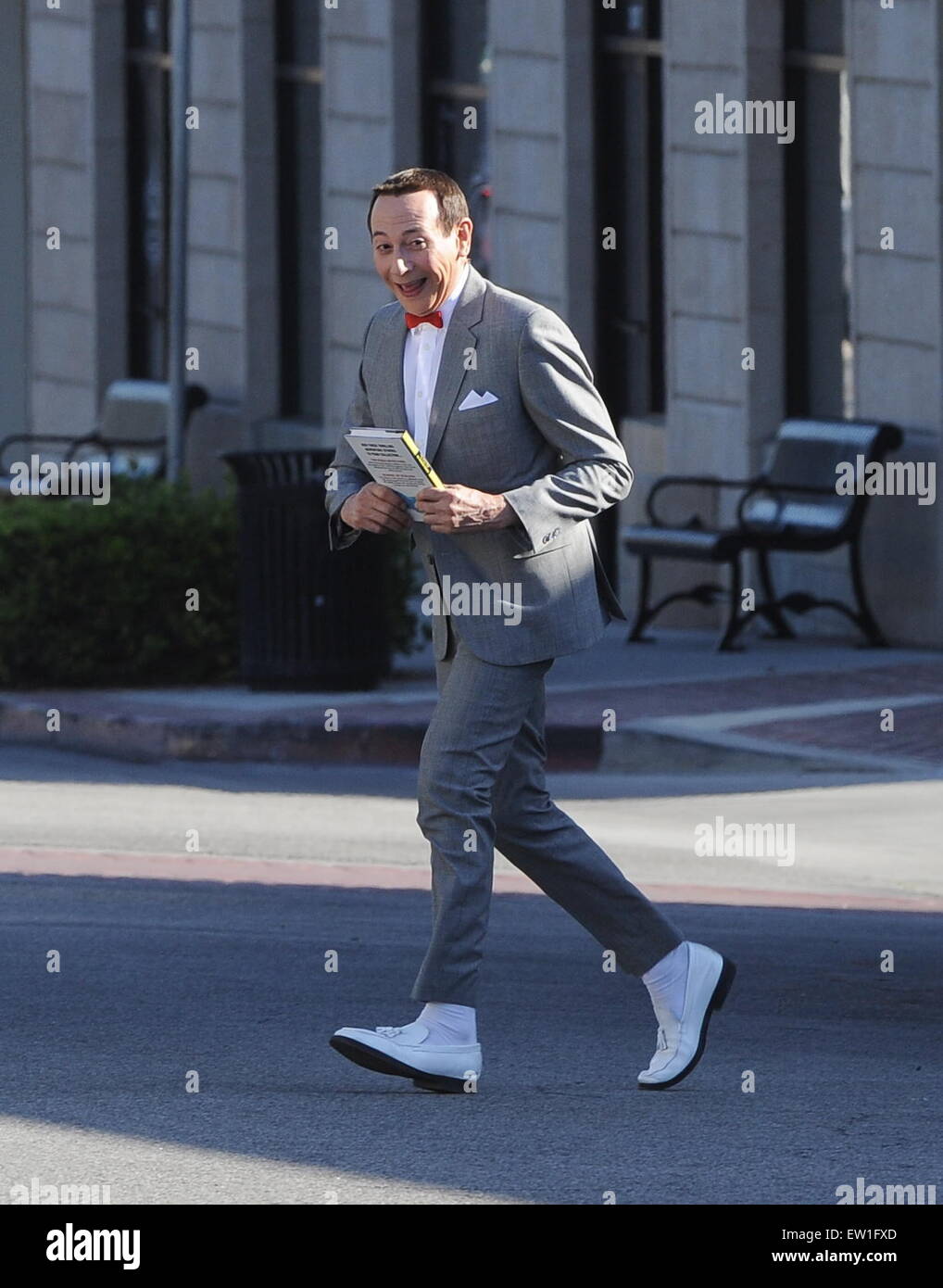 62 year old Paul Reubens aka Pee Wee Herman spotted filming his new ...