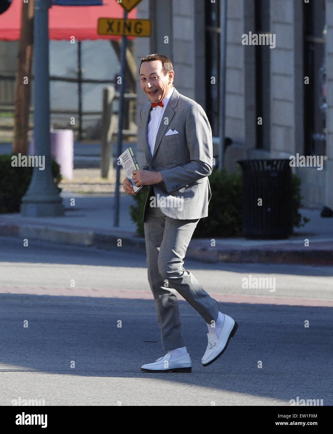 62 year old Paul Reubens aka Pee Wee Herman spotted filming his new ...