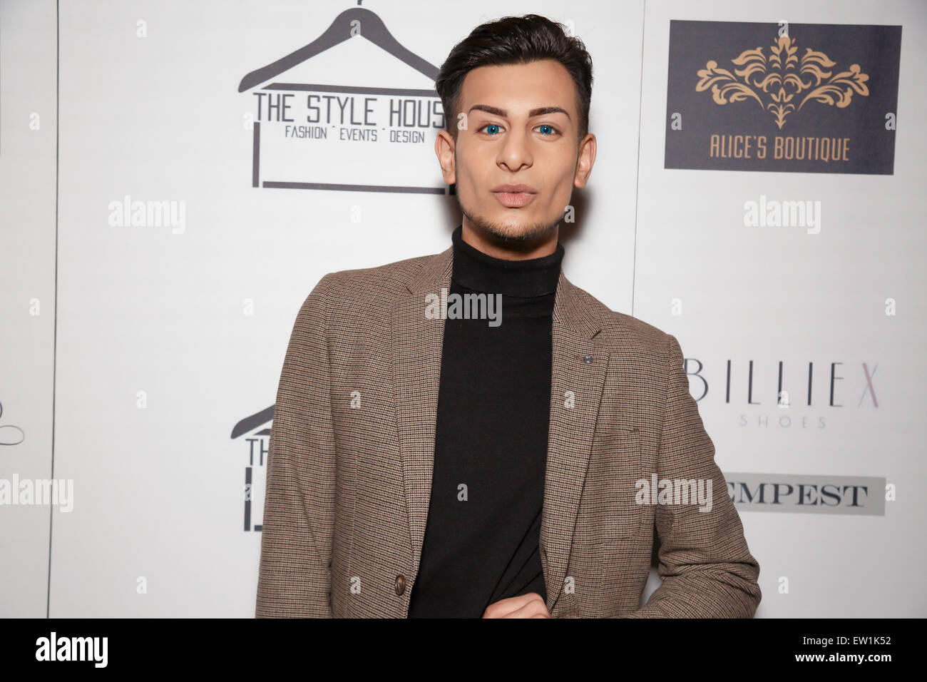 'Off The Rack' fashion show in Northampton Featuring: Junaid Ahmed ...