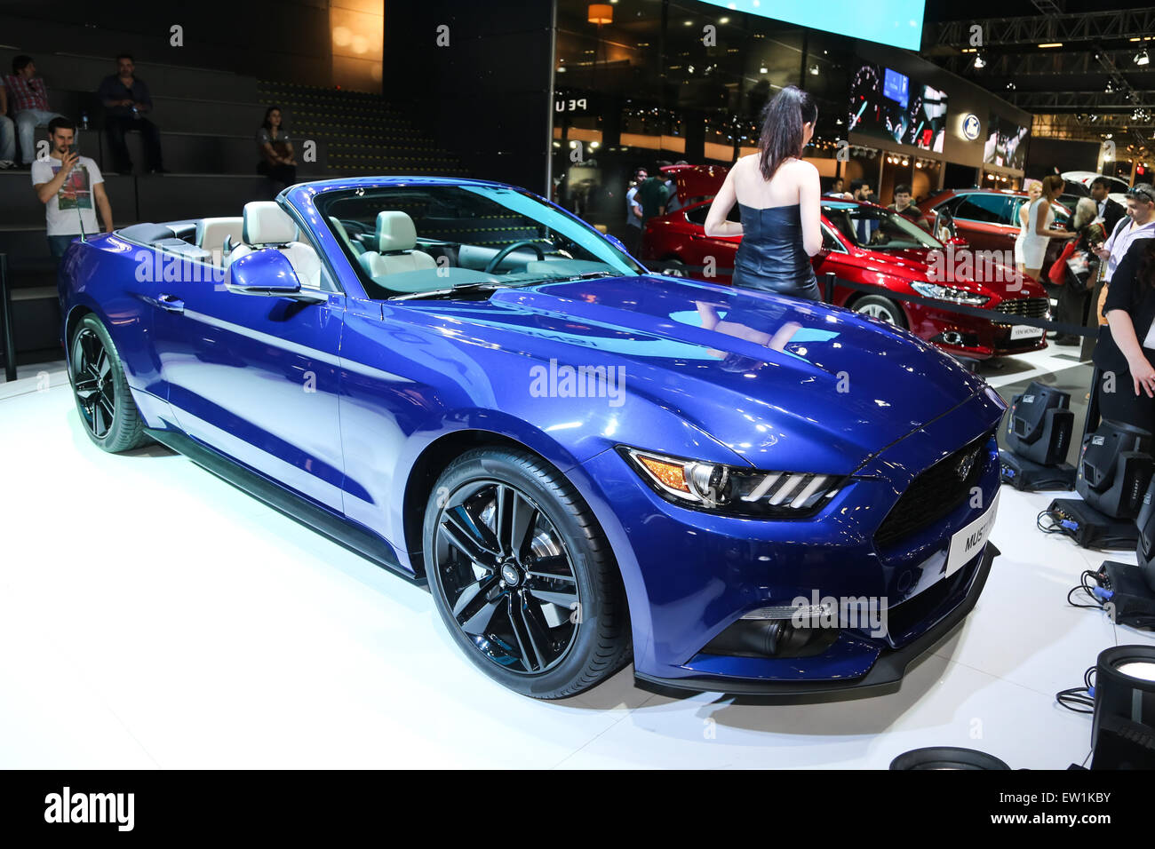 ISTANBUL, TURKEY - MAY 30, 2015: Sixth generation Ford Mustang in ...