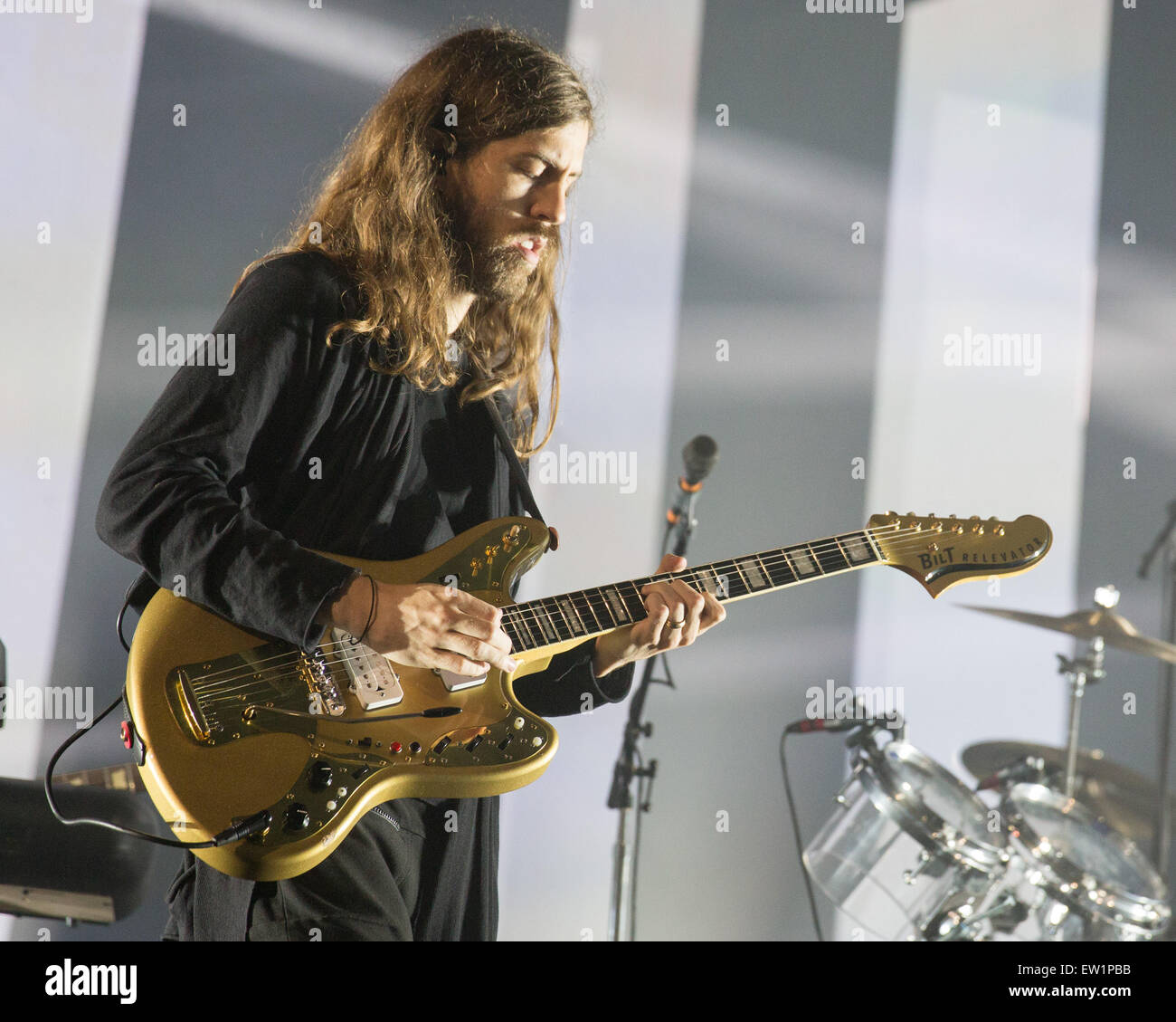 Rosemont, Illinois, USA. 15th June, 2015. Guitarist DANIEL WAYNE SERMON ...