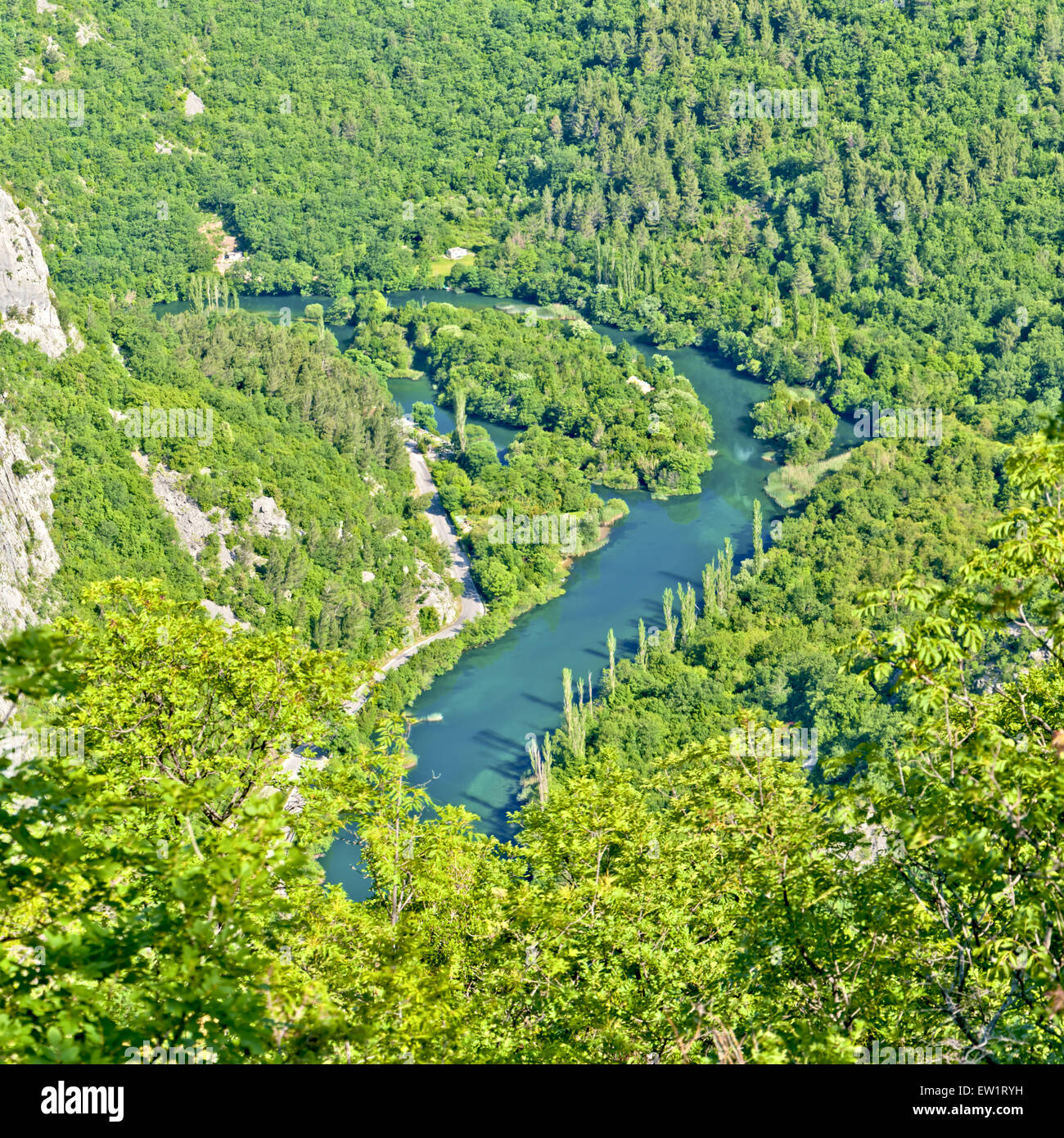 Canyon of cetina river hi-res stock photography and images - Alamy