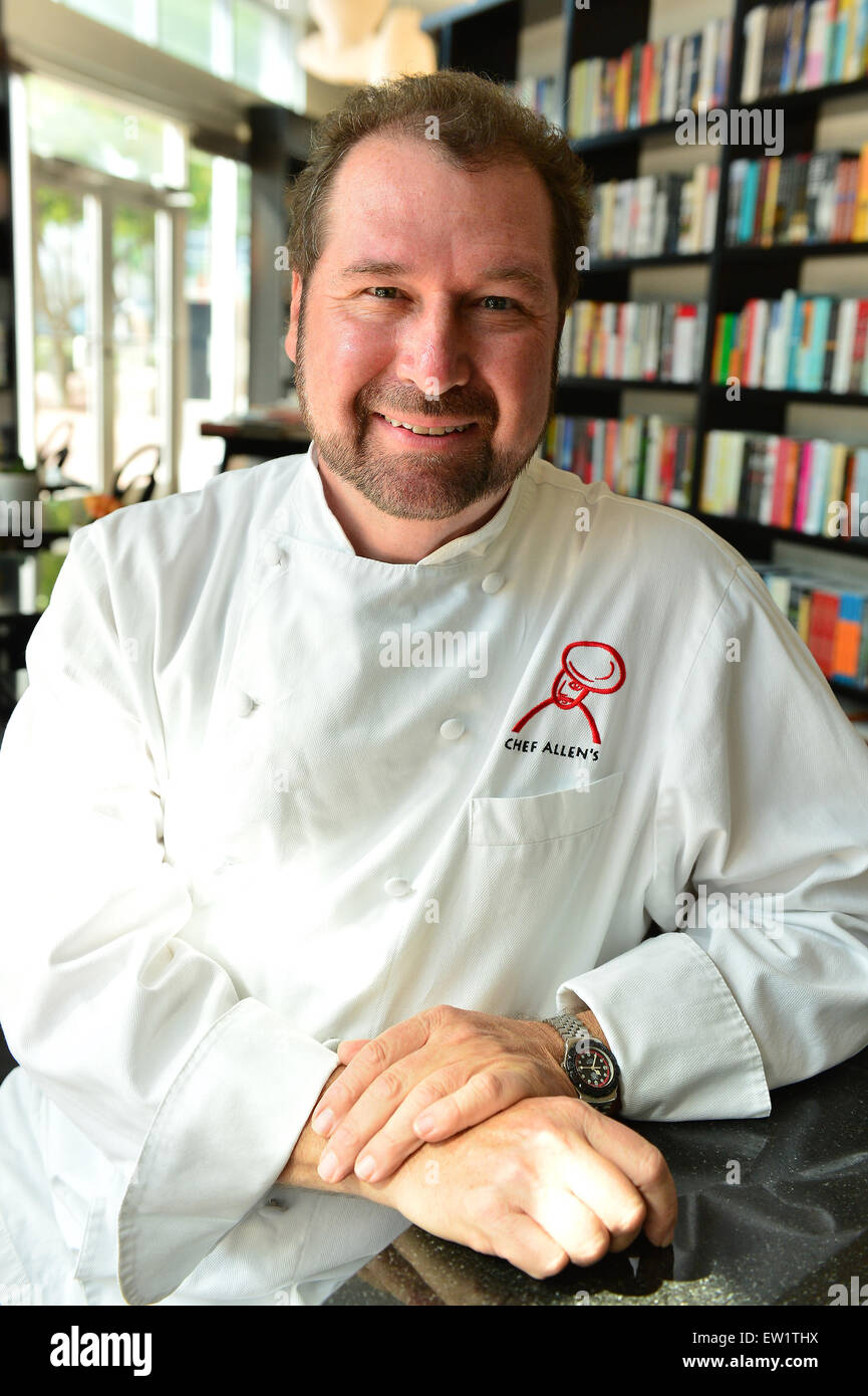 Celebrity chef Allen Susser attends the ribbon cutting ceremony for The ...