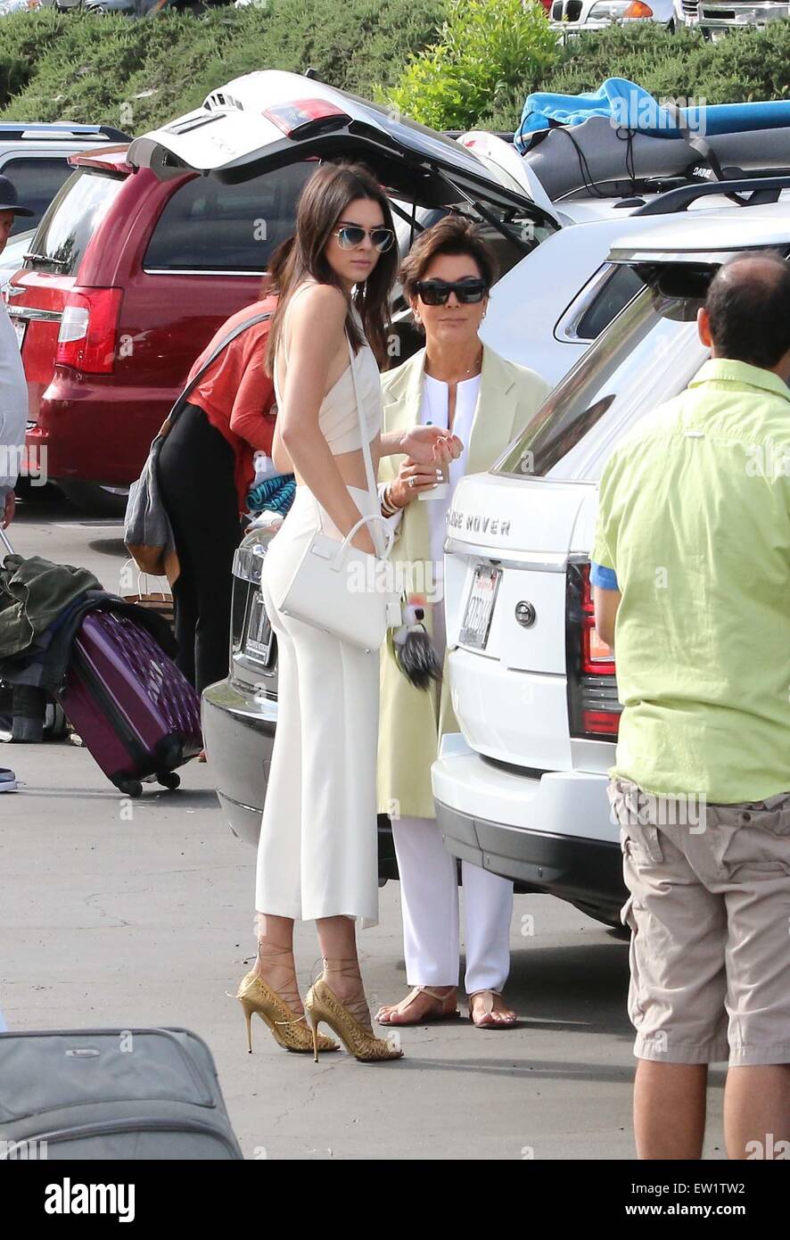 The extended Kardashian-Jenner family attend church in Woodland Hills ...