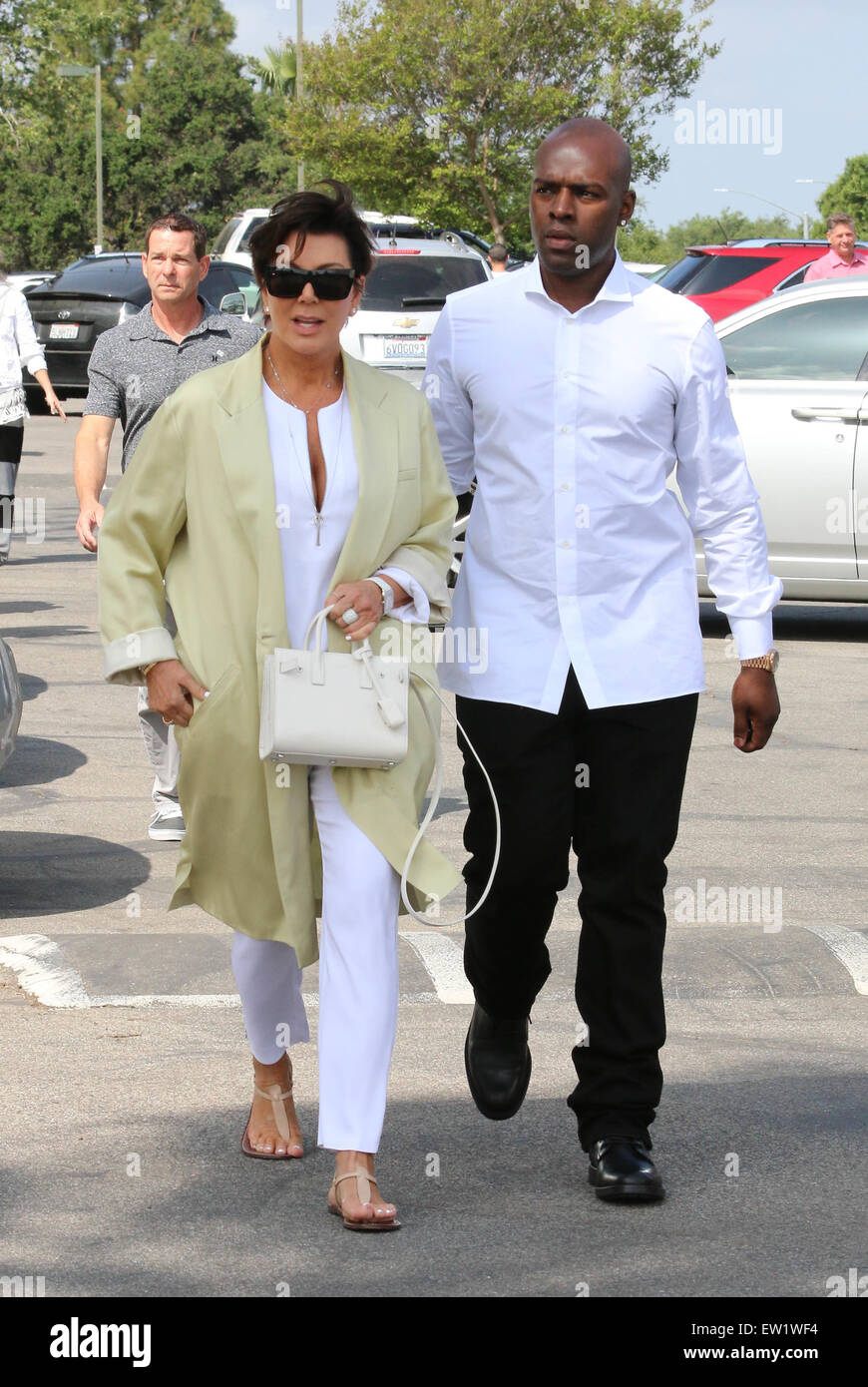 The extended Kardashian-Jenner family attend church in Woodland Hills ...