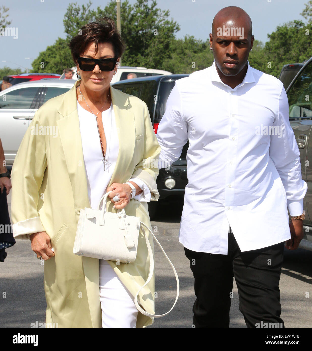 The extended Kardashian-Jenner family attend church in Woodland Hills ...