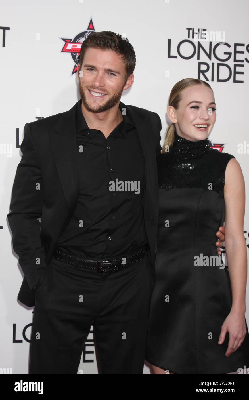 The Longest Ride Premiere Featuring: Scott Eastwood, Britt Robertson ...