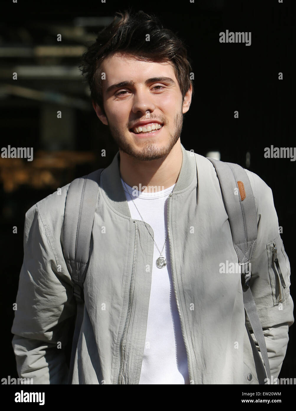 Alfie Deyes outside ITV Studios today Featuring: Alfie Deyes Where ...