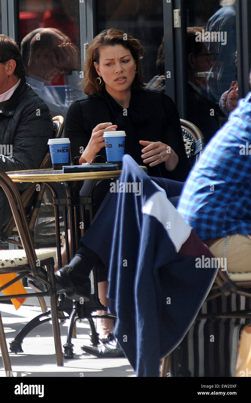 Kate Silverton spotted enjoying the sunshine outside The BBC Featuring ...