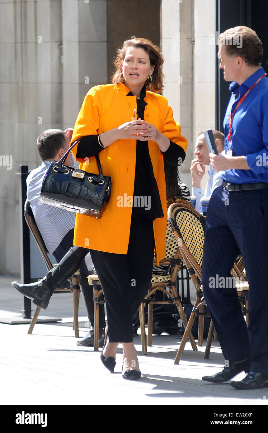 Kate Silverton spotted enjoying the sunshine outside The BBC Featuring ...