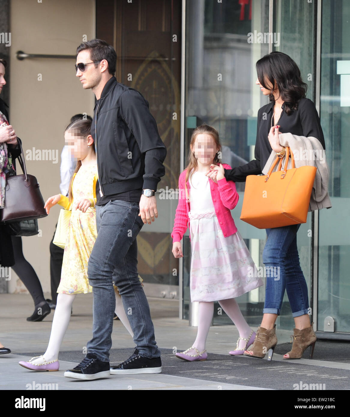 Frank Lampard and Christine Bleakley seen out with his daughters in ...