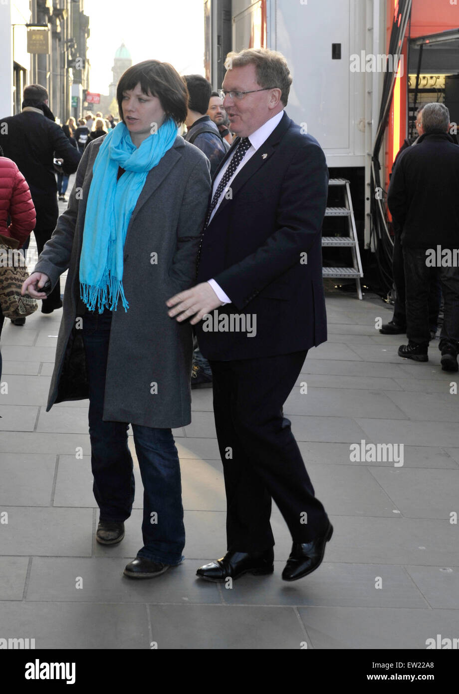 The leaders of the four main political parties in Scotland arrive for ...