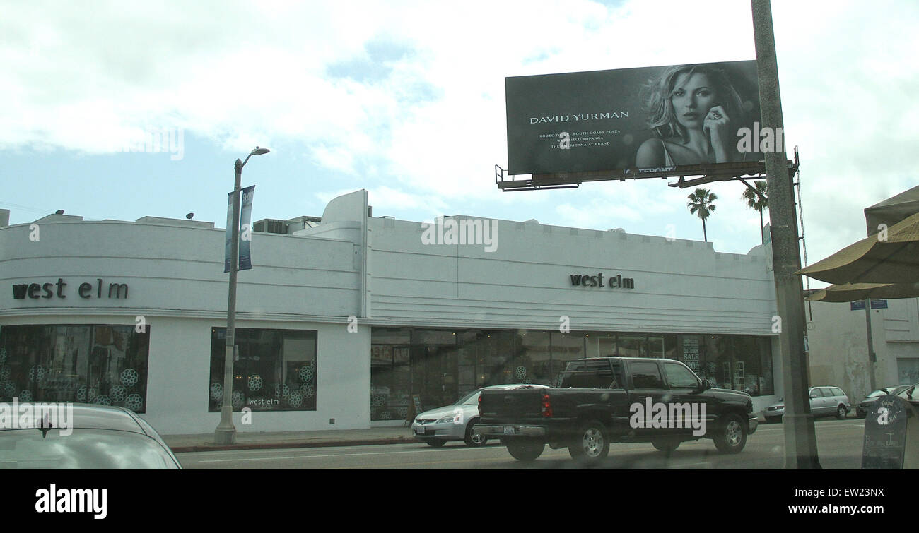 Kate Moss is featured in a new billboard ad for David Yurman on Beverly ...