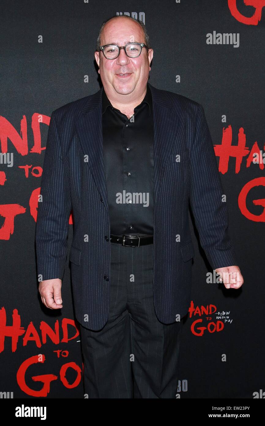 Opening night of the new Broadway play 'Hand to God' at the Booth ...