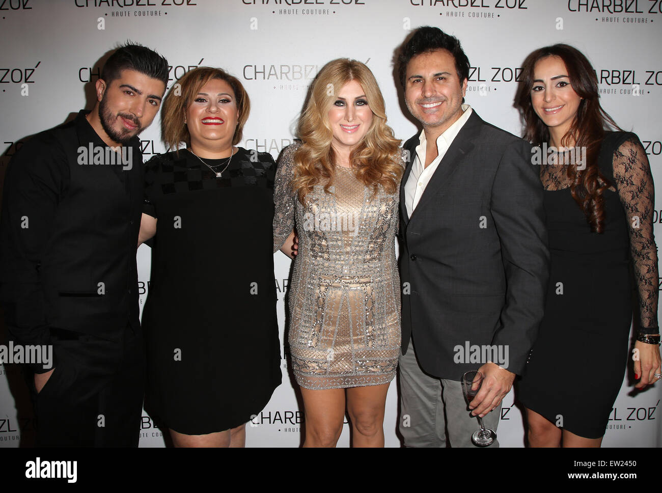 Charbel Zoe Haute Couture store Launch Featuring: Charbel Zoe, Jennifer ...