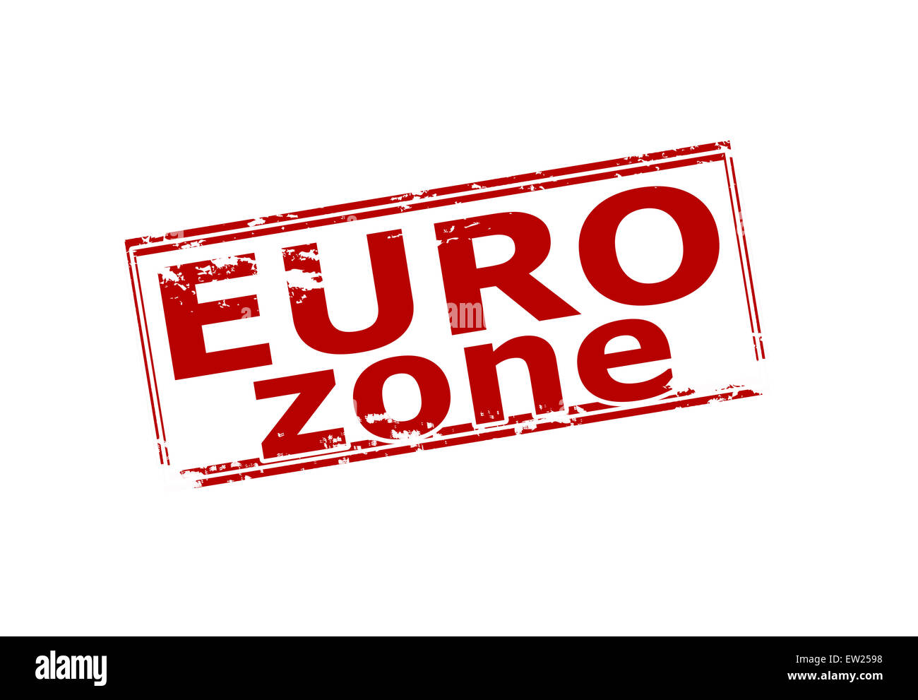 Rubber stamp with text euro zone inside, illustration Stock Photo - Alamy