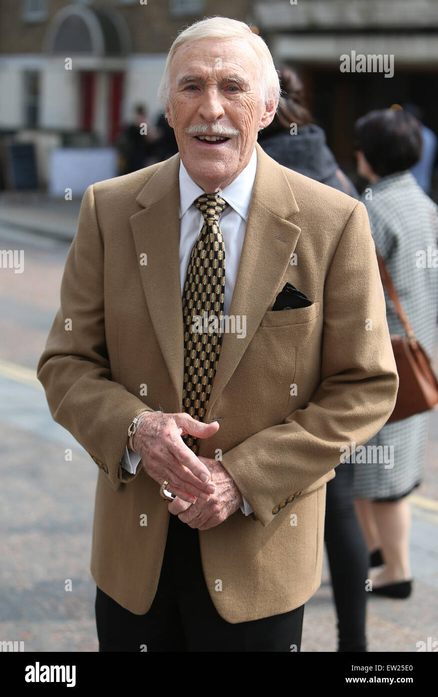 Sir Bruce Forsyth outside the ITV Studios Featuring: Sir Bruce Forsyth ...