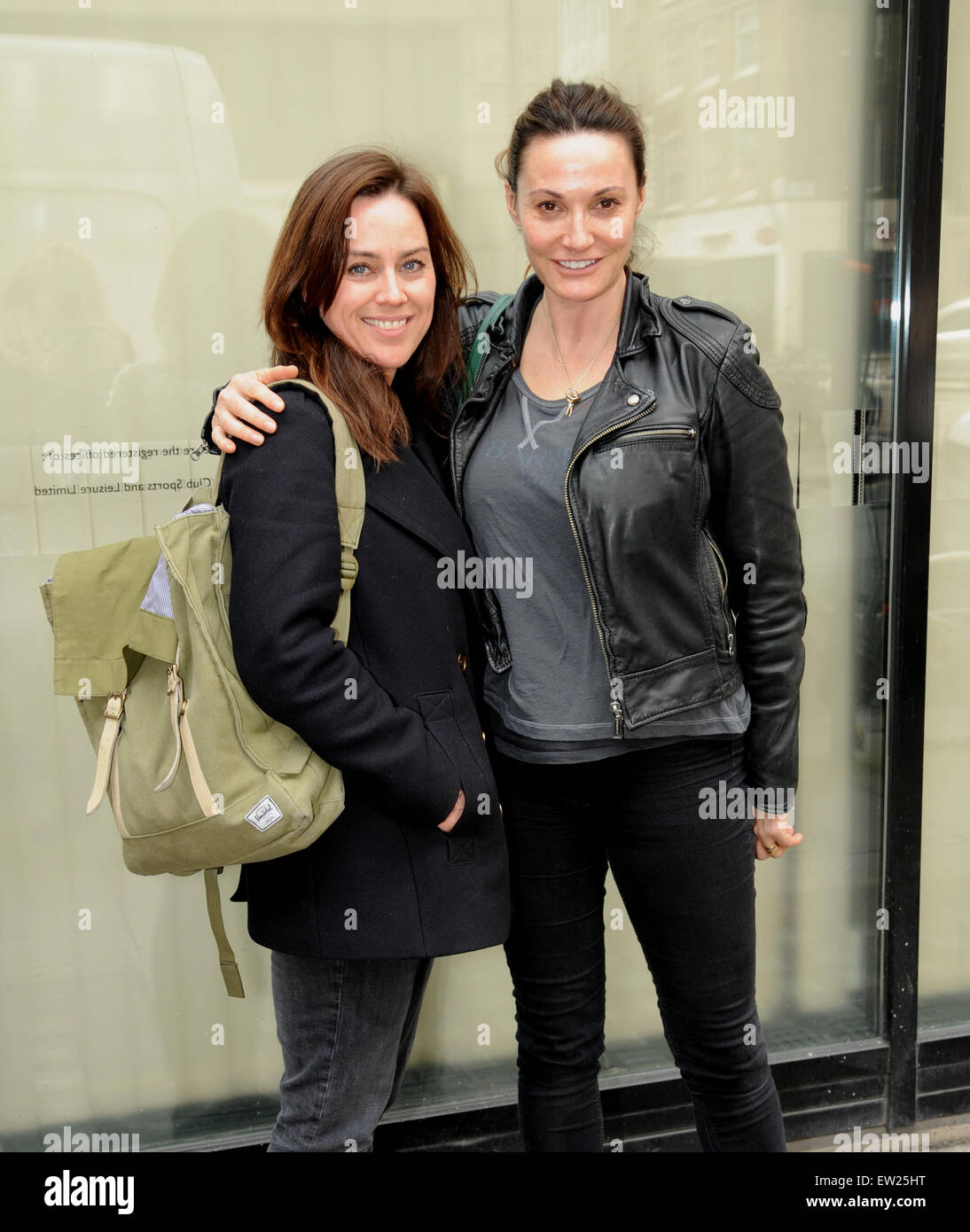 Jill Halfpenny and Sarah Parish at BBC Radio 2 Featuring: Jill ...