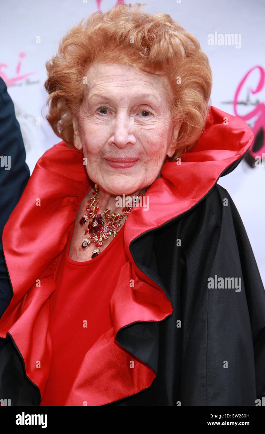 Broadway musical opening night for Gigi at the Neil Simon Theatre ...