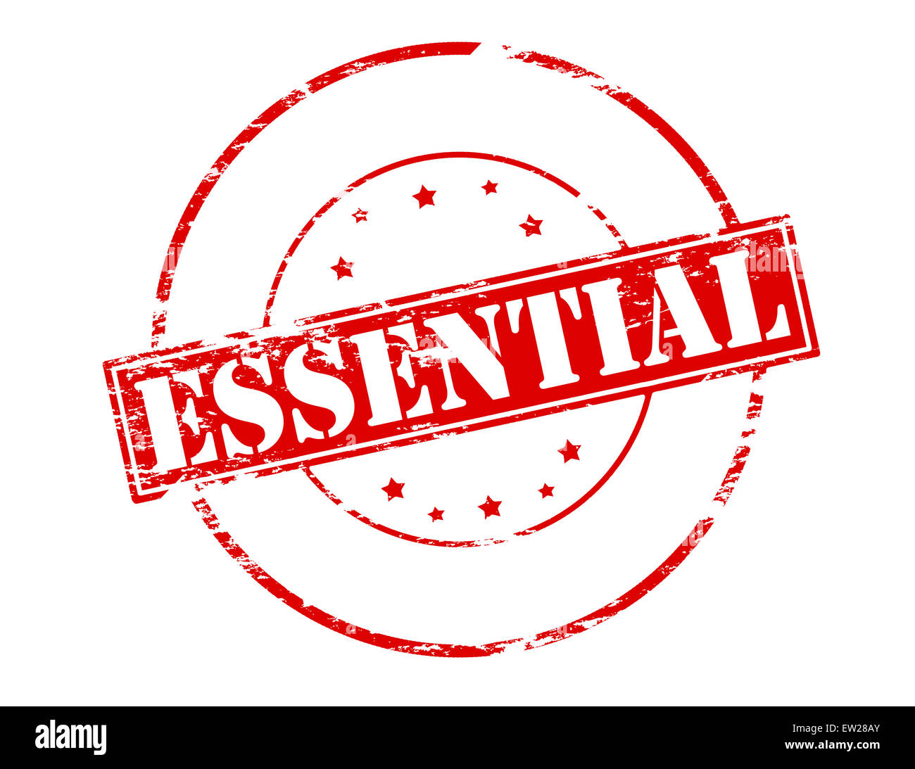 Rubber stamp with word essential inside, illustration Stock Photo - Alamy