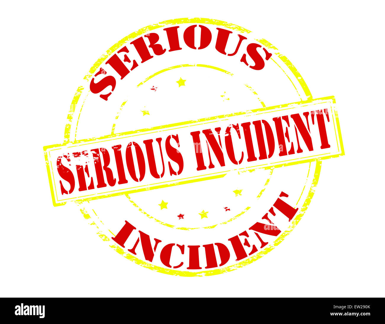 Rubber stamp with text serious incident inside, illustration Stock ...